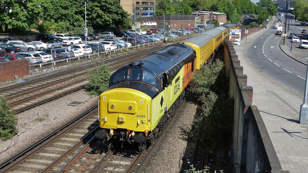 Network Rail Test Train around Totton and Southampton - May 2017 - YouTube