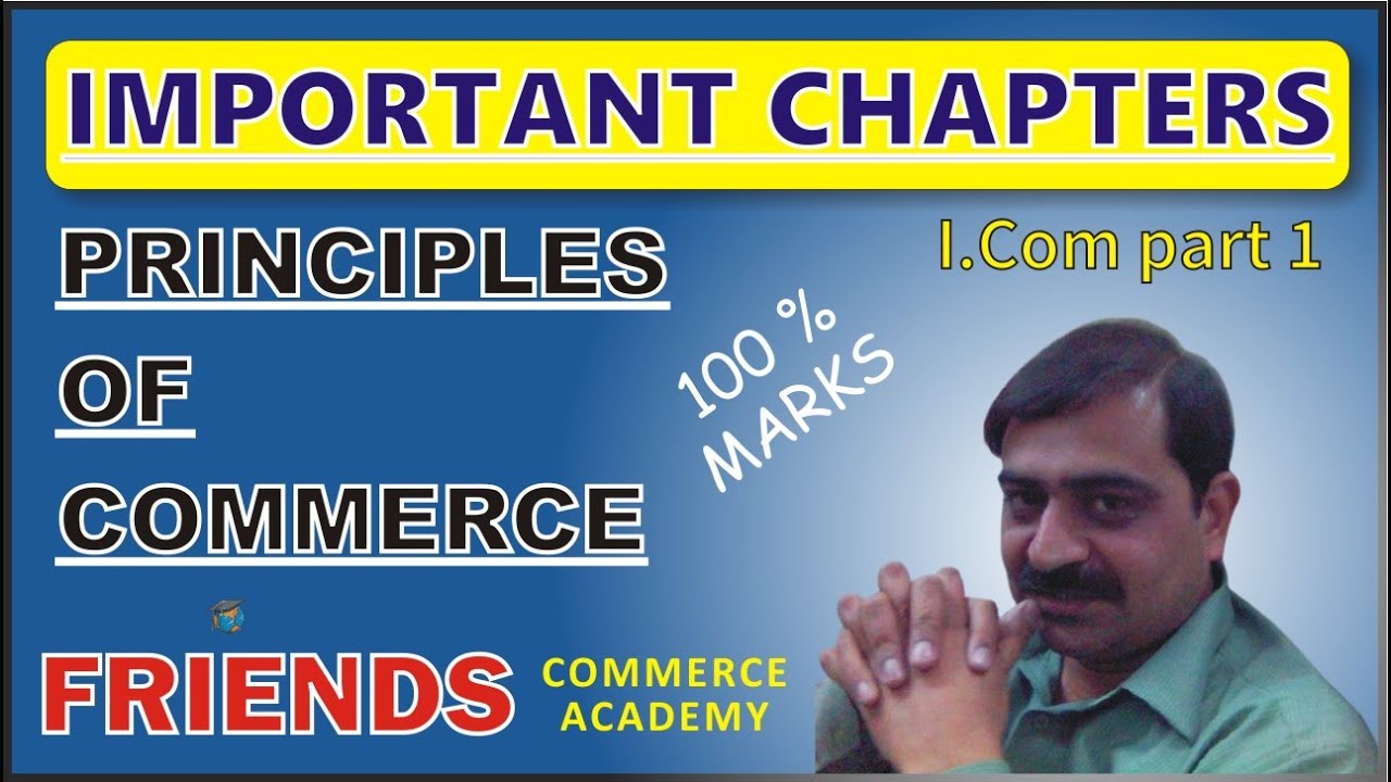 I.Com part 1 | Principles of Commerce | Important chapters- 2021 ...