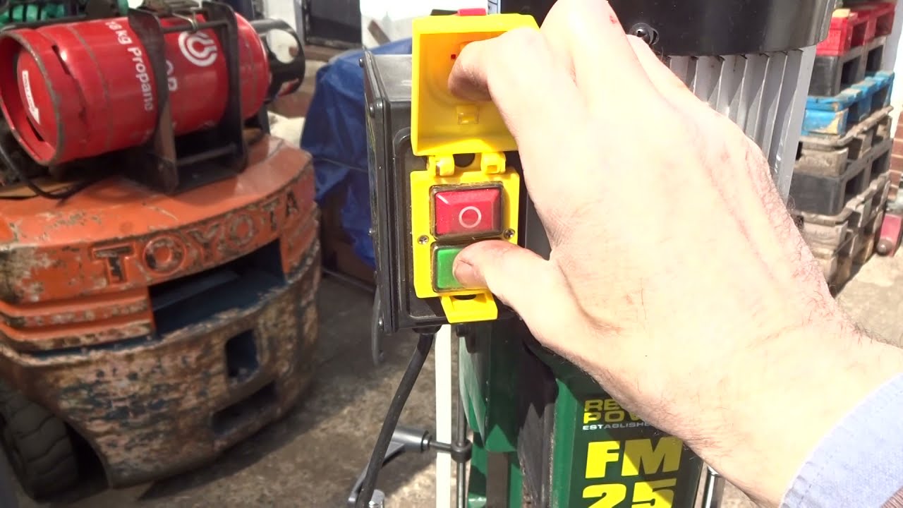 RECORD POWER FM25 Mortiser / morticing machine - YouTube