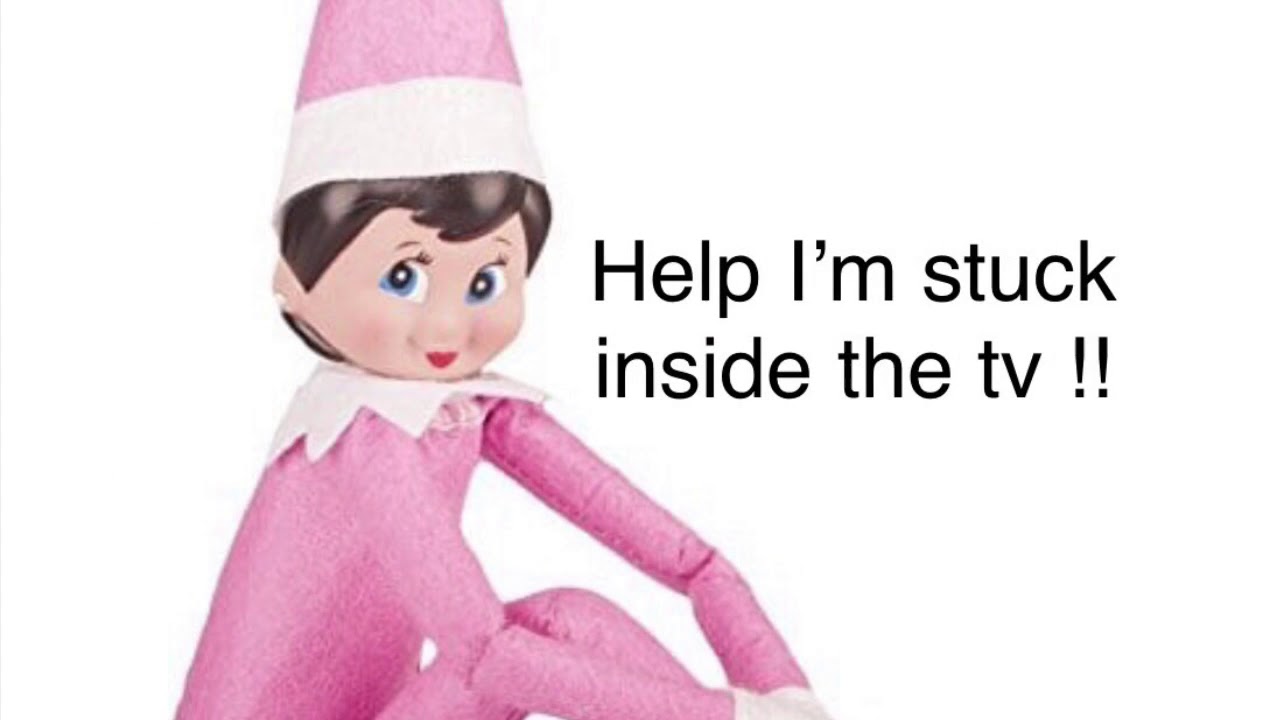 Pink Elf Stuck Inside Tv - YouTube
