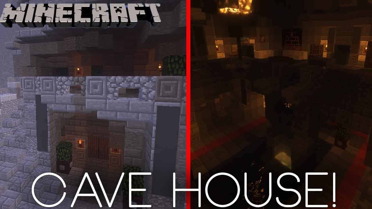 Minecraft - Cave House Tutorial! - YouTube
