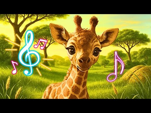 Baby Giraffe Fun Song for Kids | Happy and Playful Music - YouTube Music