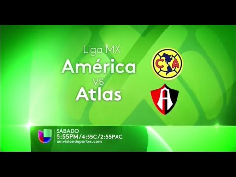 Liga MX (Club America vs Atlas FC) Promo on Univision - August 2015 ...
