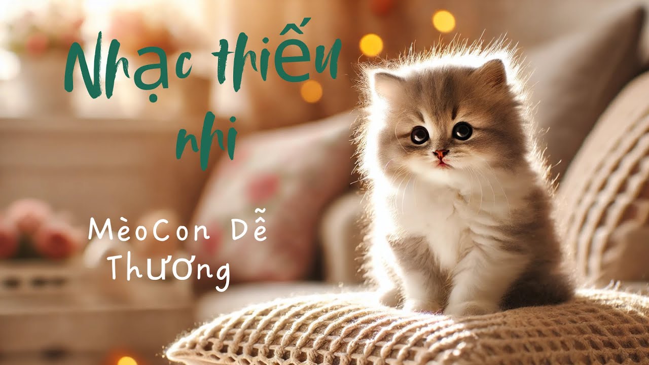 Bài Hát Mèo Con Dễ Thương - Nhạc Thiếu Nhi Cho Bé - YouTube