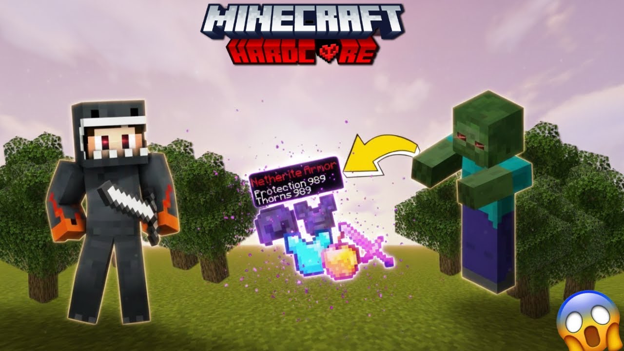 OP Zombie Loot in Minecraft Hardcore | Game Changer - YouTube