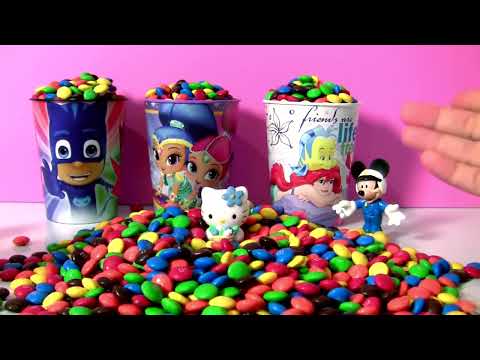 M&M Cup Surprise Toys Disney Princess Elena Kids Candy Awesome Toys