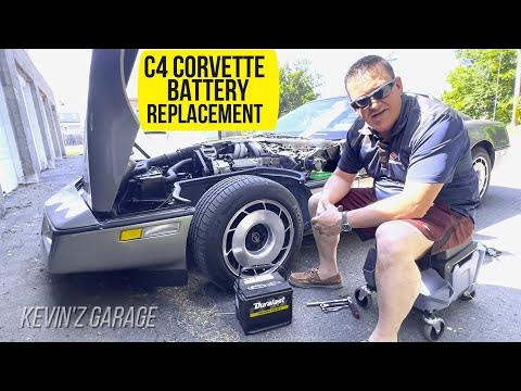 C4 Corvette Battery Replacement - YouTube