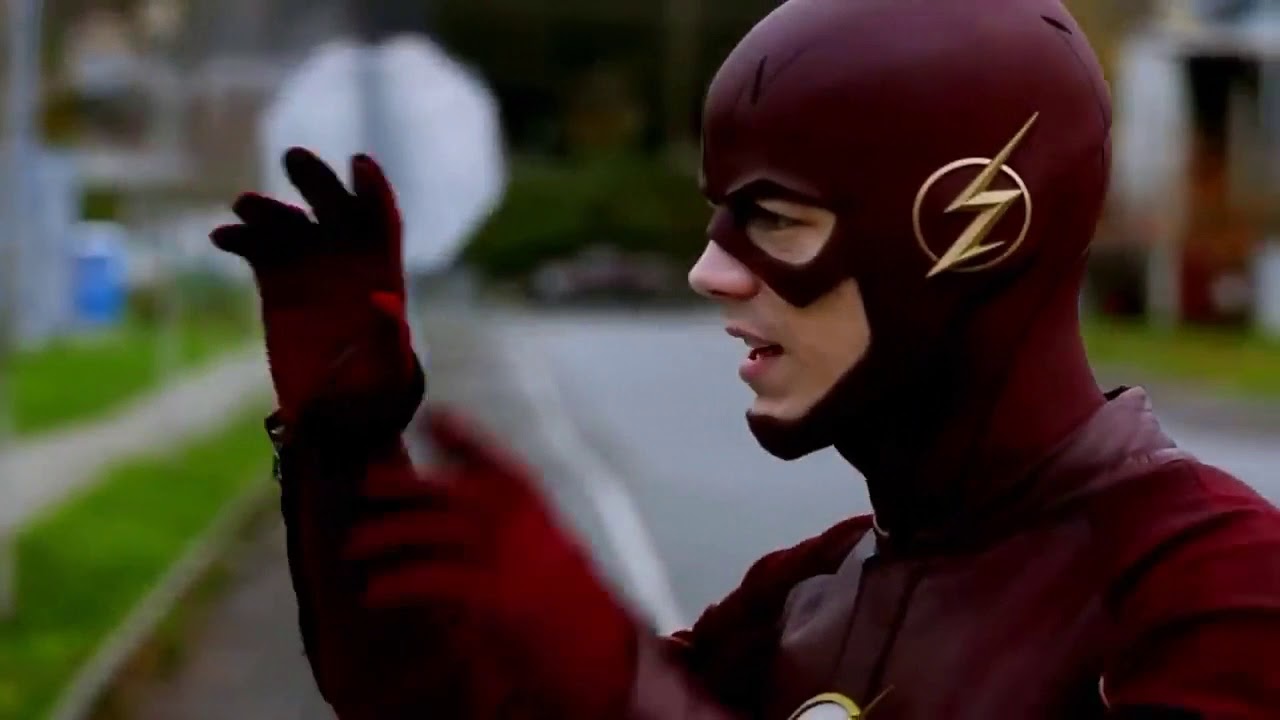 The Flash (2017) Barry vs Wally race scene - YouTube