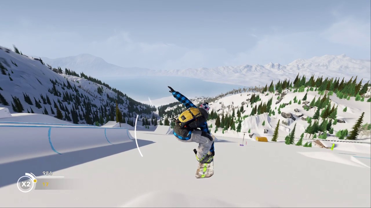 STEEP, HALF PIPE FUN - YouTube