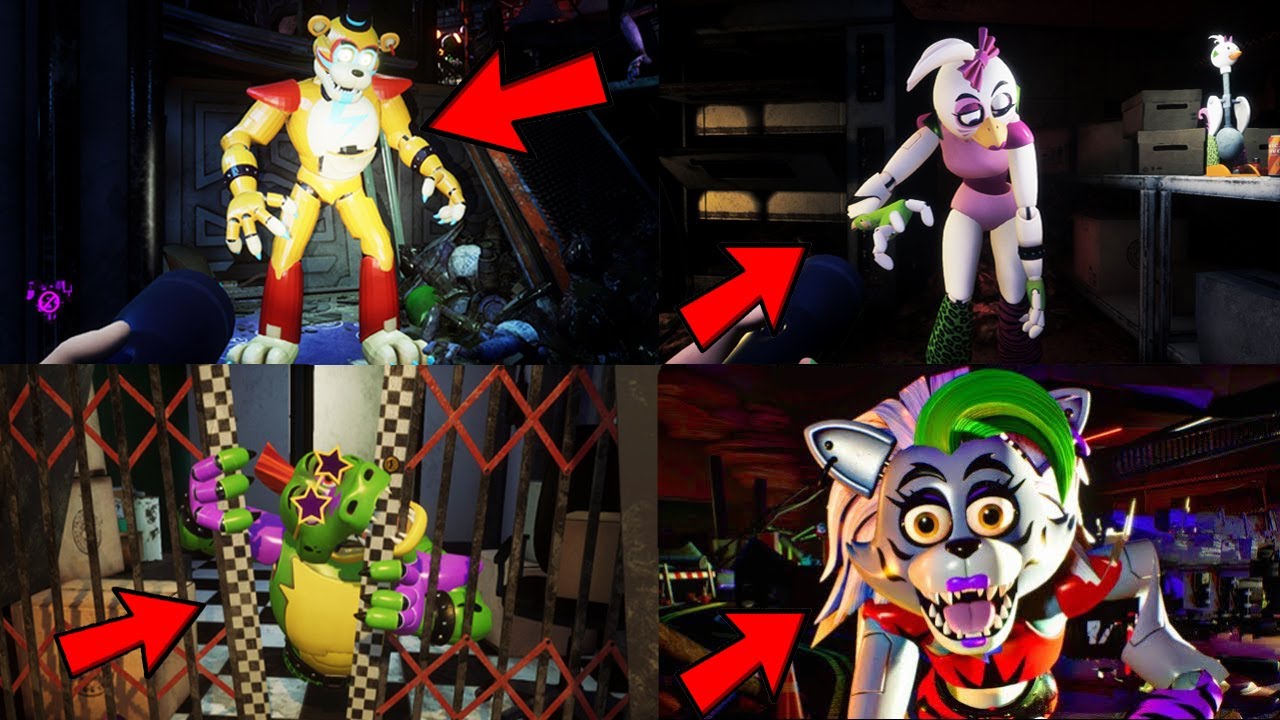 E SE REPARARMOS o FREDDY, MONTY, CHICA e ROXY?! - FNAF Security Breach ...