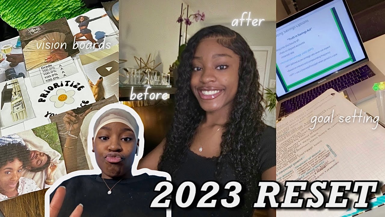 2023 RESET | vision boards , hair appointments, goal setting, planning ...