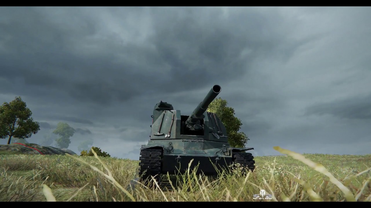 Bat.-Châtillon 155 55 - tiltratt on Fisherman's Bay - YouTube