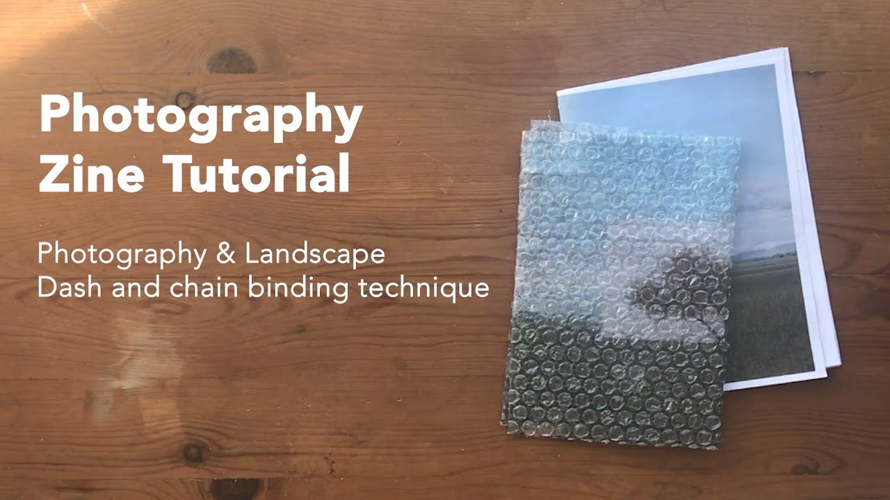 Book Binding Tutorial- Photography & Landscape - YouTube