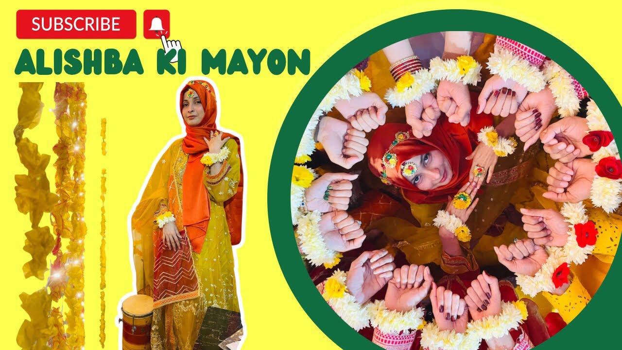 Alishba ki mayon| Shadi Series | #wedding #weddingvlog #maayon # ...