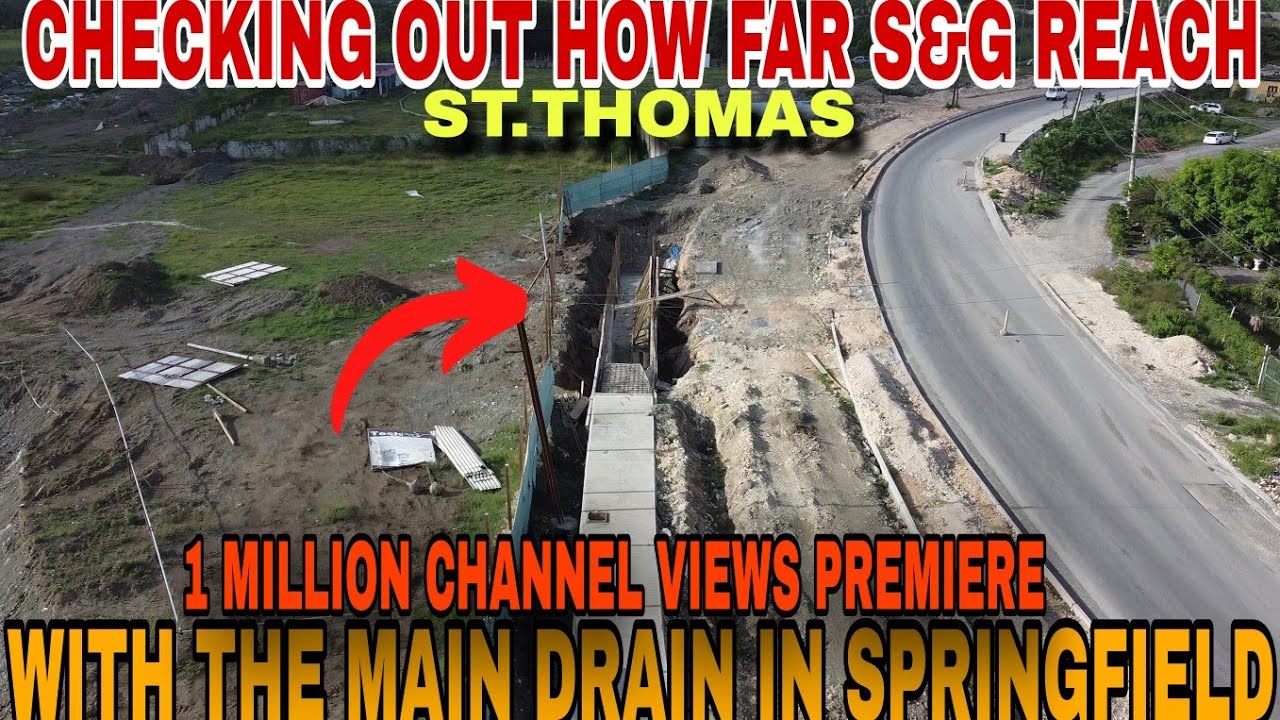 Checking Out The Progress S&G On The Drain Along Springfield Main Road ...