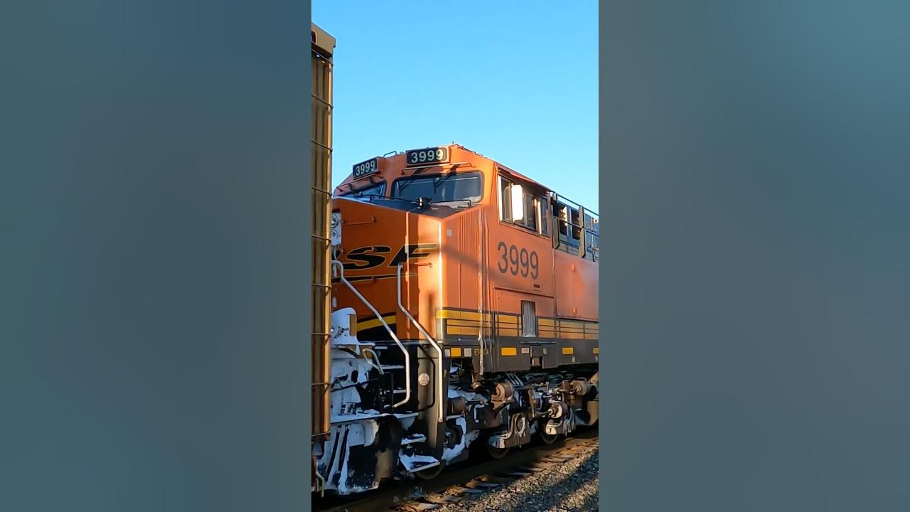 BNSF 3999 trailing on CPKC 420 - YouTube