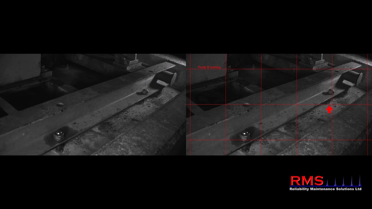 Motion Amplification of Pump Bed Plate - YouTube