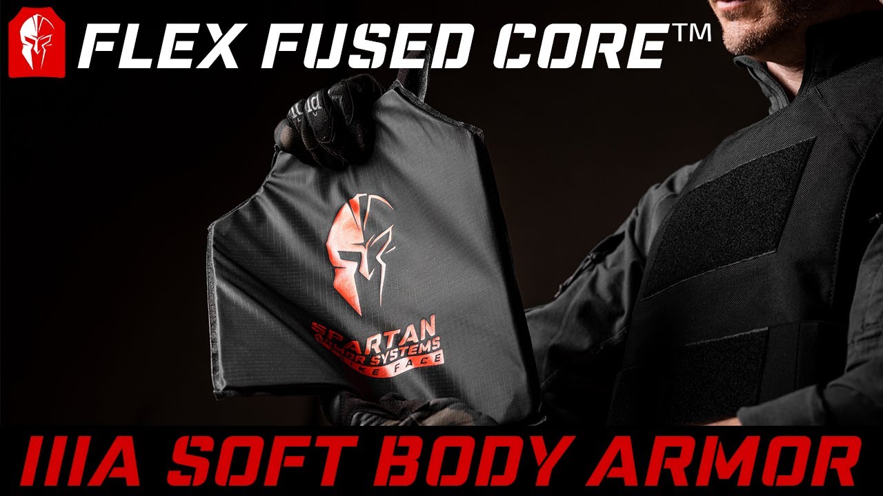 IIIA Soft Body Armor and Backpack Armor - Flex Fused Core™ by Spartan ...