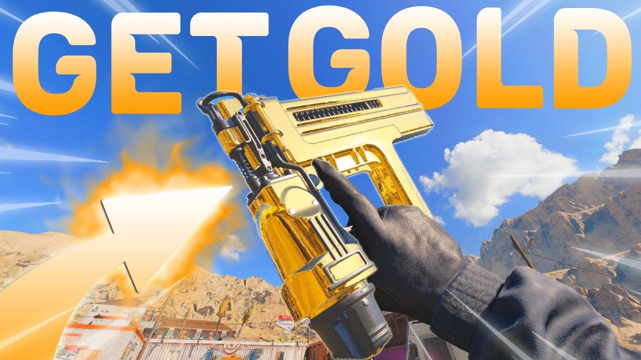How To Get Nail Gun GOLD FAST + EASY in Cold War | Nail Gun Camo Guide ...