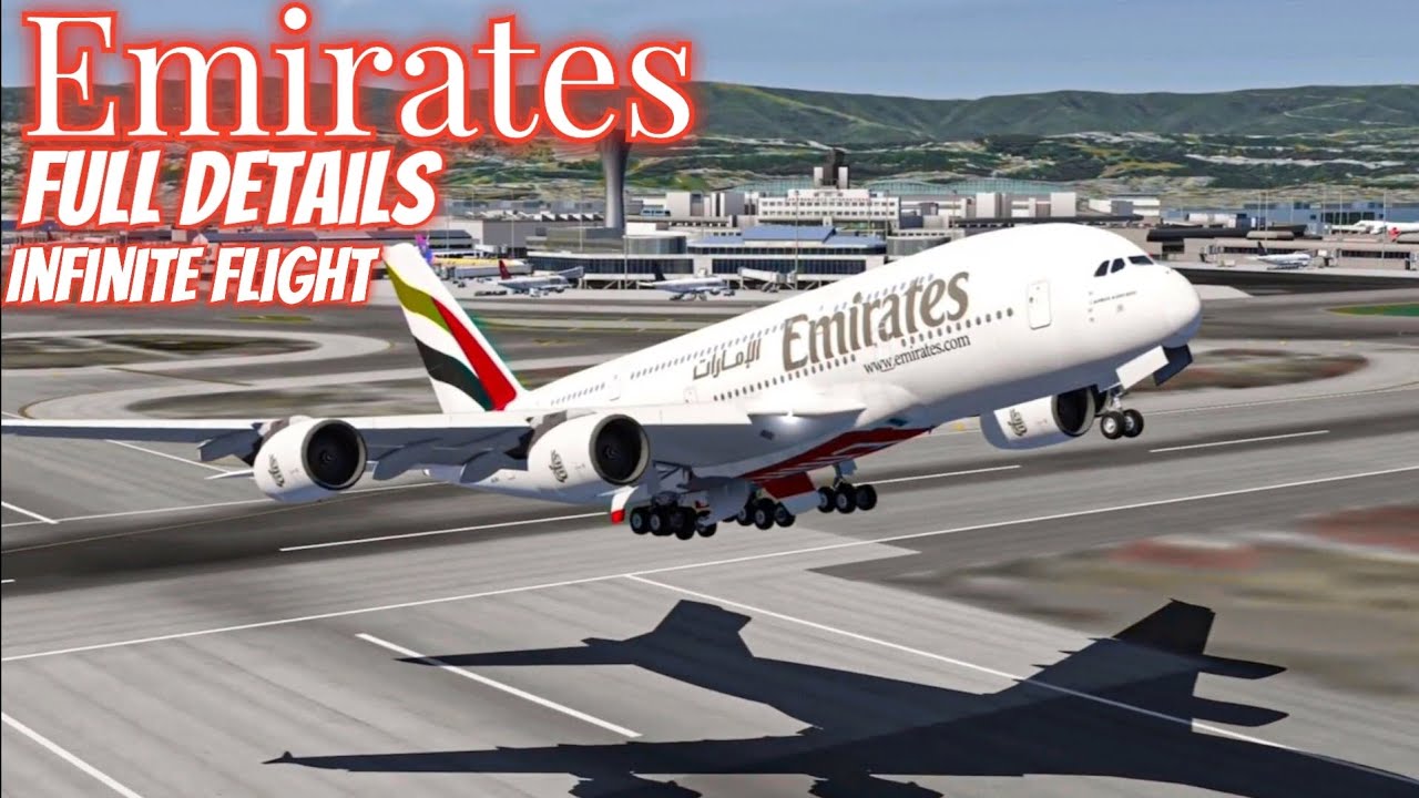 Flying Emirates A380 In Infinite Flight Simulator 🔥| Infinite Flight ...