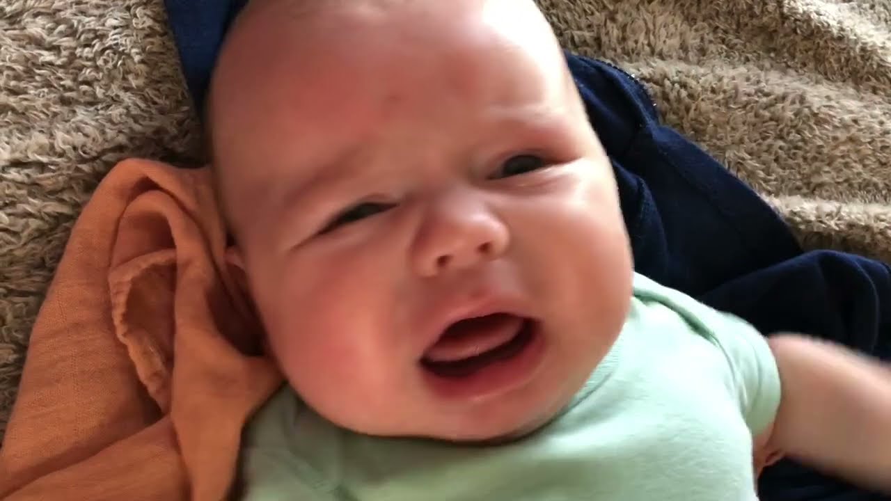 Giraffe Booger | 67 Day Old Baby - YouTube