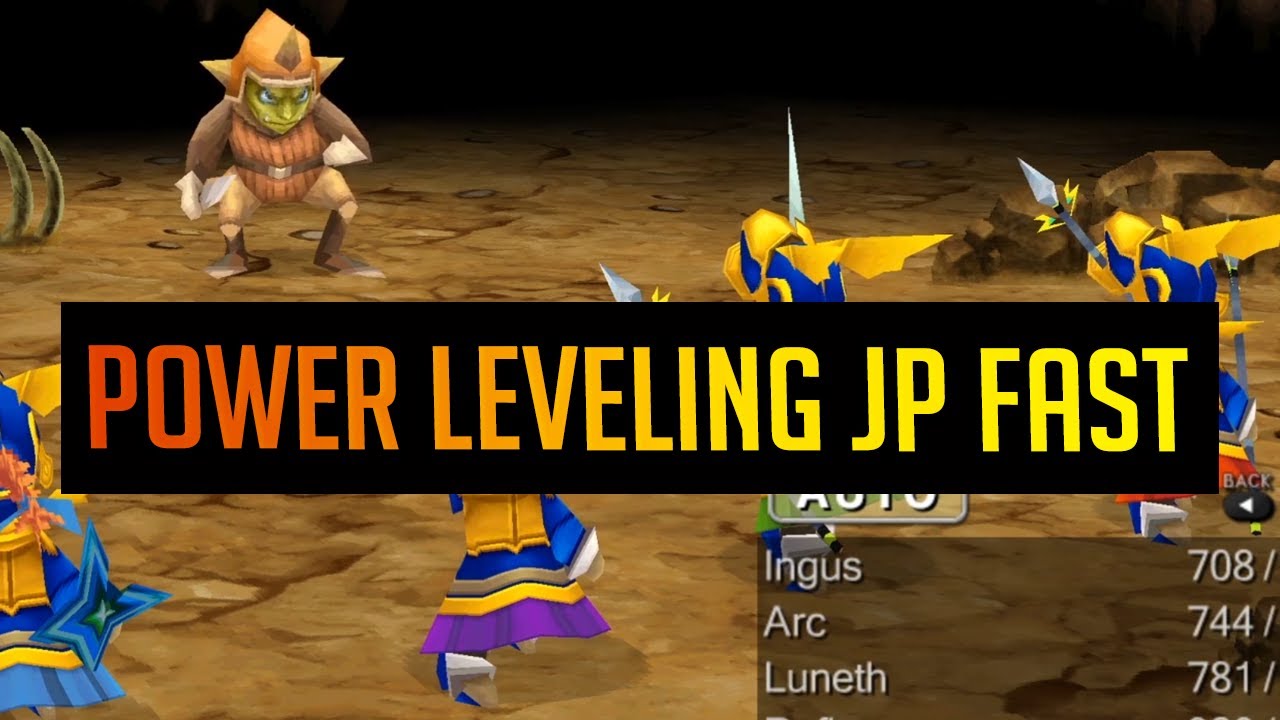 Final Fantasy 3 Guide - Power Level up Jobs Fast [Quick Tutorial for ...