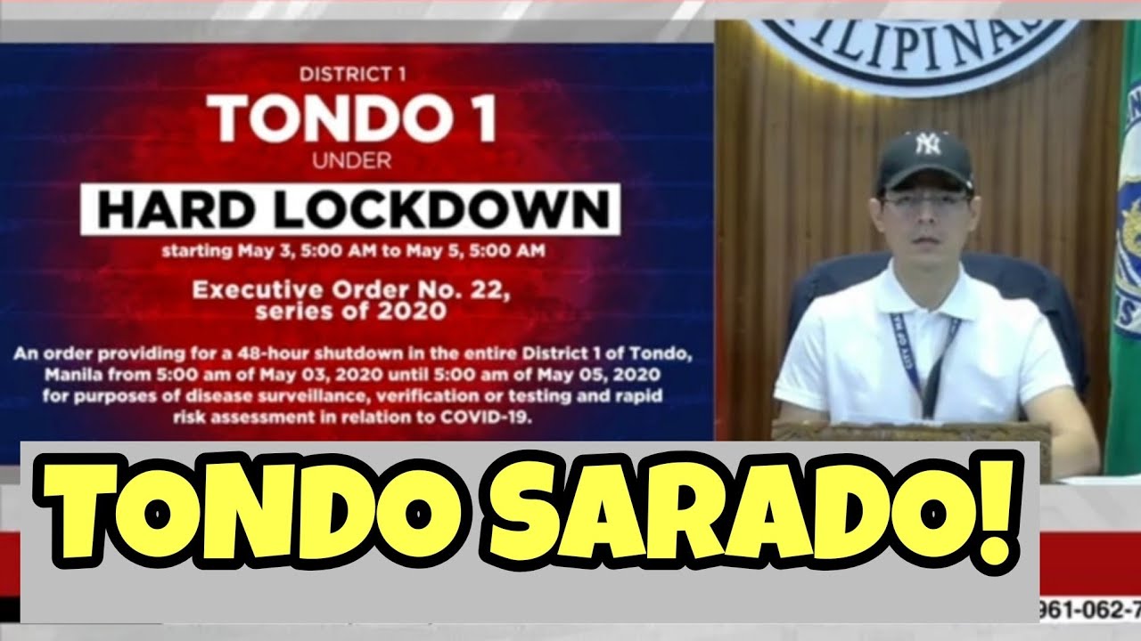 Mayor ISKO signs ordinance for Tondo lockd0wn - YouTube