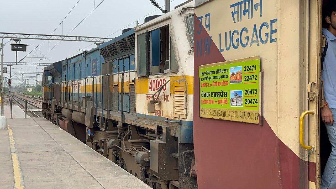 22472/Delhi Sarai Rohilla - Bikaner Intercity SF Express - YouTube