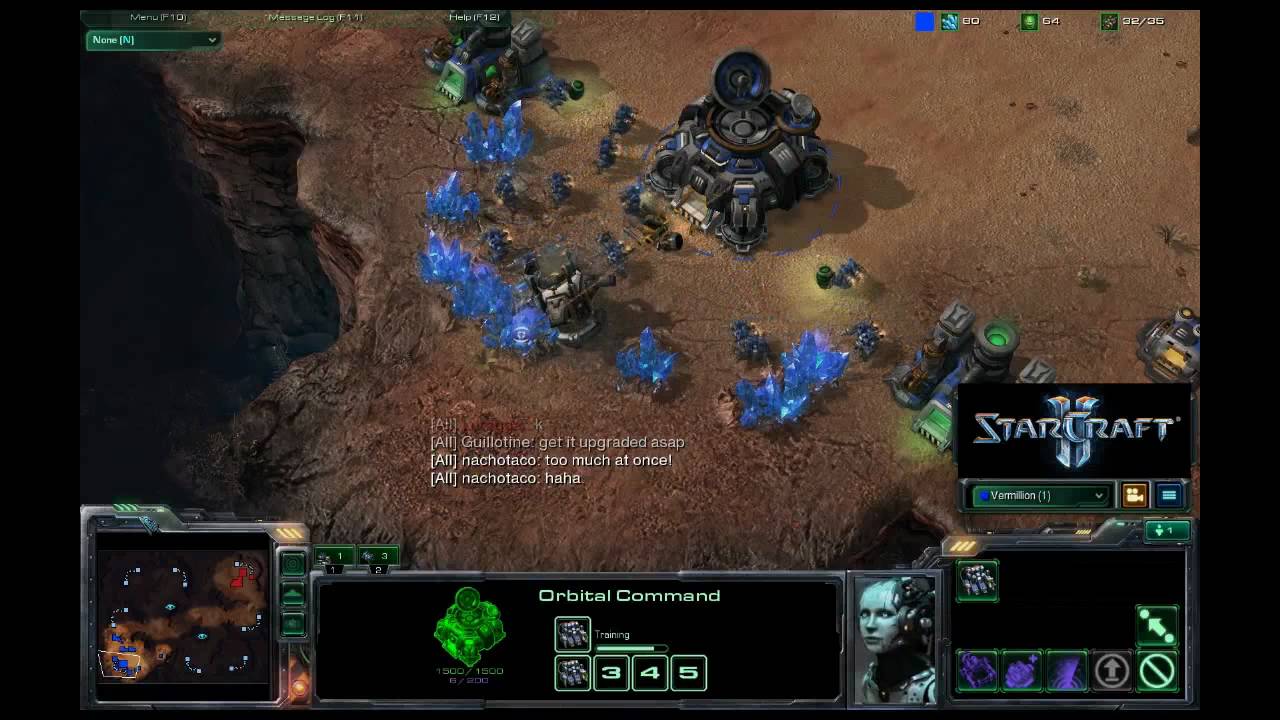 Starcraft 2 1v1 Custom Game - YouTube