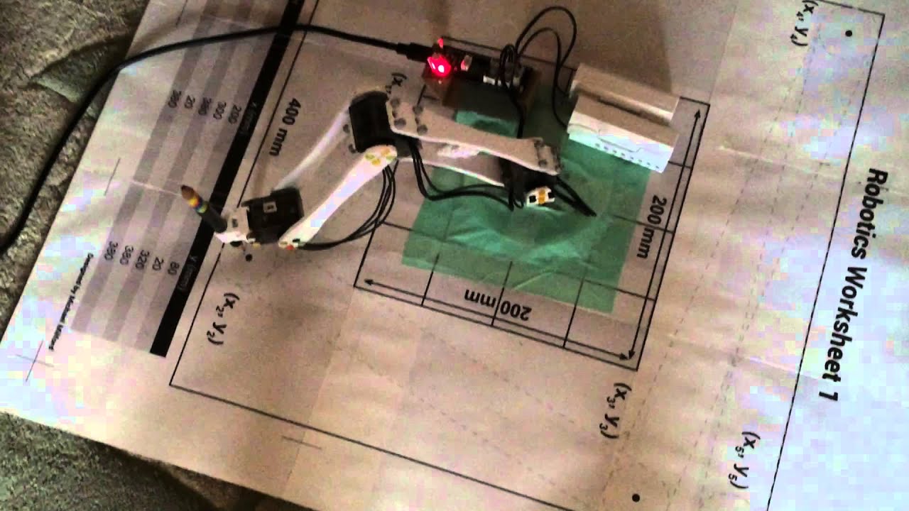 QUTarm: robotic arm project for QUT MOOC Introduction to Robotics (3 ...