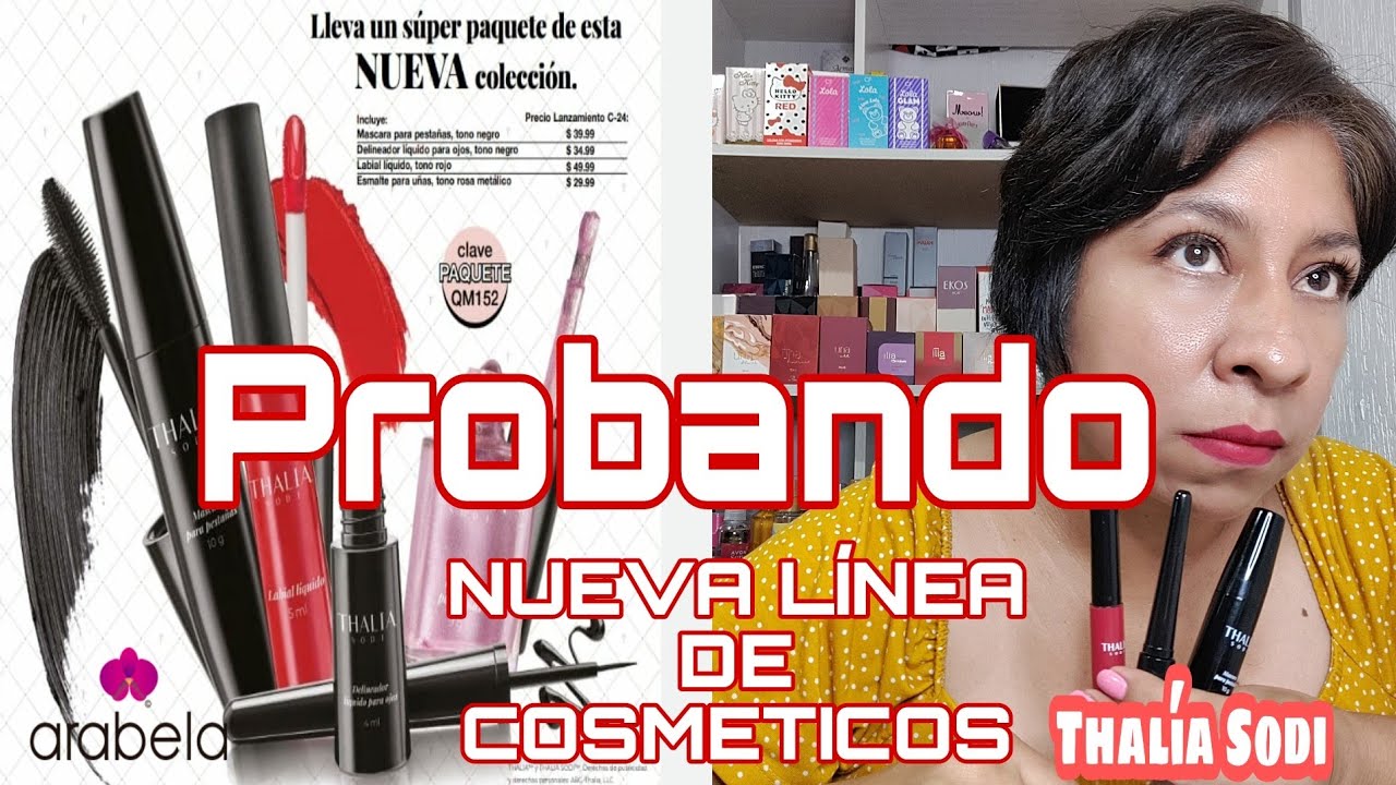 PROBANDO ‼️KIT Y LOS LABIALES DE LA NUEVA LÍNEA DE COSMÉTICOS THALÍA ...