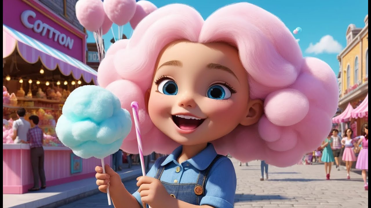 Cotton Candy, Sweet and Light Delight | Fun Candy Song for Kids ...