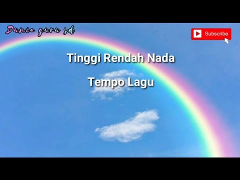 Tinggi Rendah Nada dan Tempo lagu - YouTube