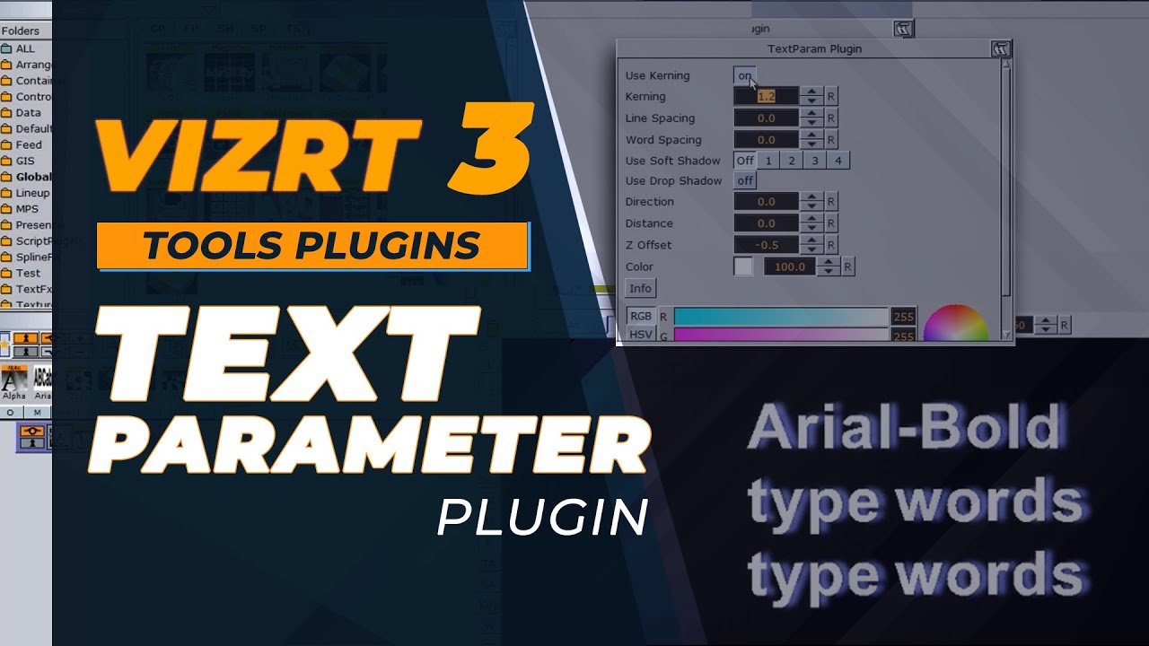 Vizrt 3 Text Parameters Plugin tutorial - YouTube