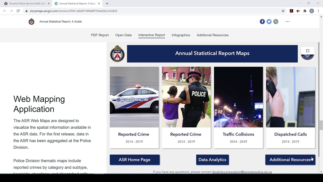 Toronto Police Service - Annual Statistical Report - YouTube