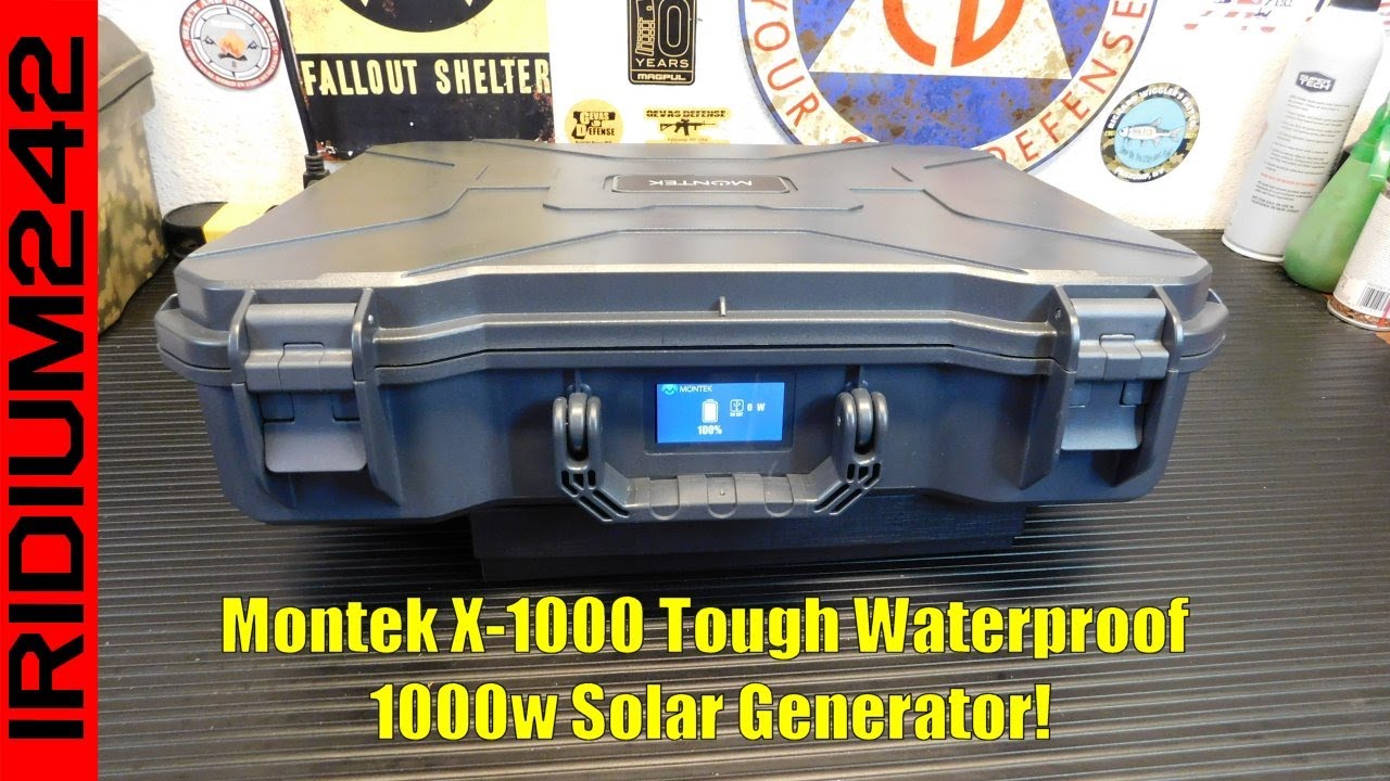 Next Level Power: Montek X 1000 Tough Waterproof 1000w Solar Generator ...