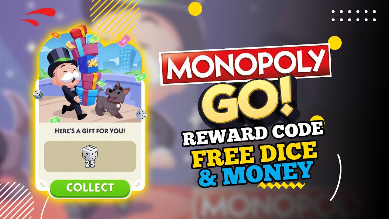 Monopoly Go Reward Code (FREE Dice & Money, 2025) - YouTube
