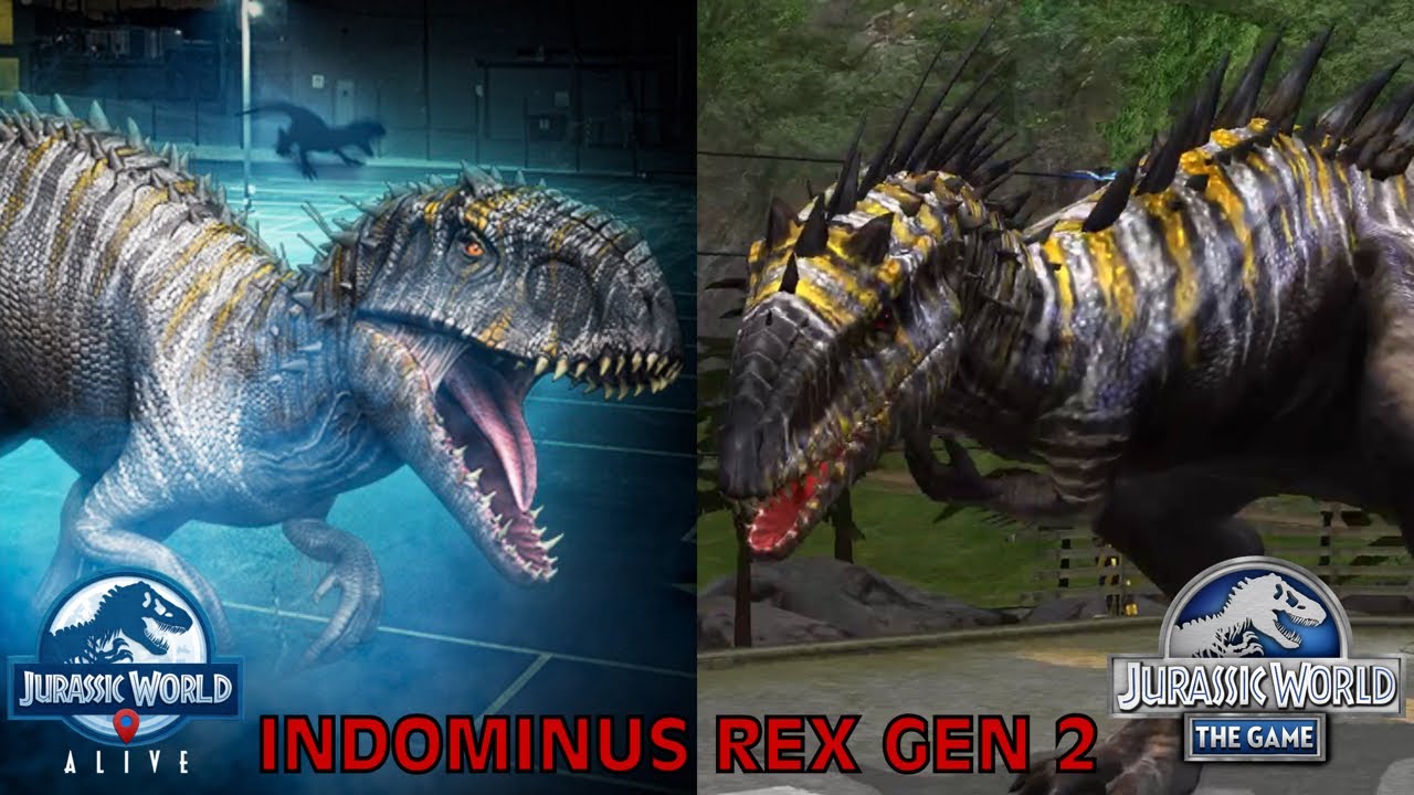 Indominus Rex Gen 2 - Jurassic World Alive & Jurassic World: The Game ...