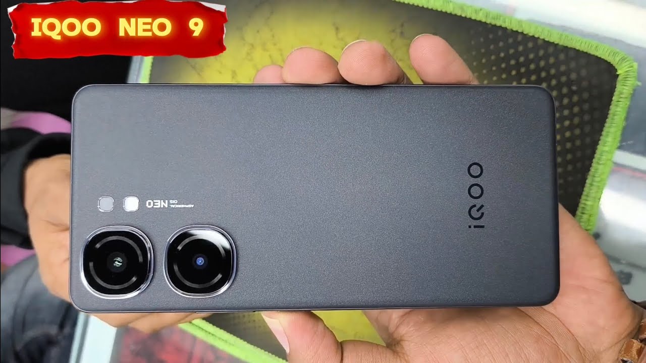 IQOO Neo 9 black colour unboxing | vivo IQOO Neo 9 unbox | snapdragon 8 ...