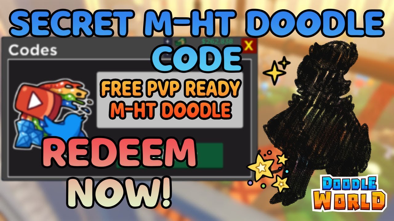 *SECRET CODE* FREE M-HT PVP READY DOODLE CODE IN DOODLE WORLD - ROBLOX ...