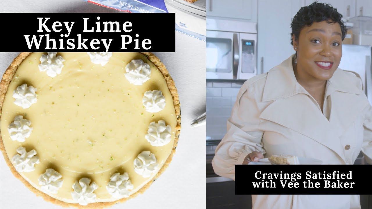 Key Lime Whiskey Pie | Cravings Satisfied x Vee the Baker - YouTube