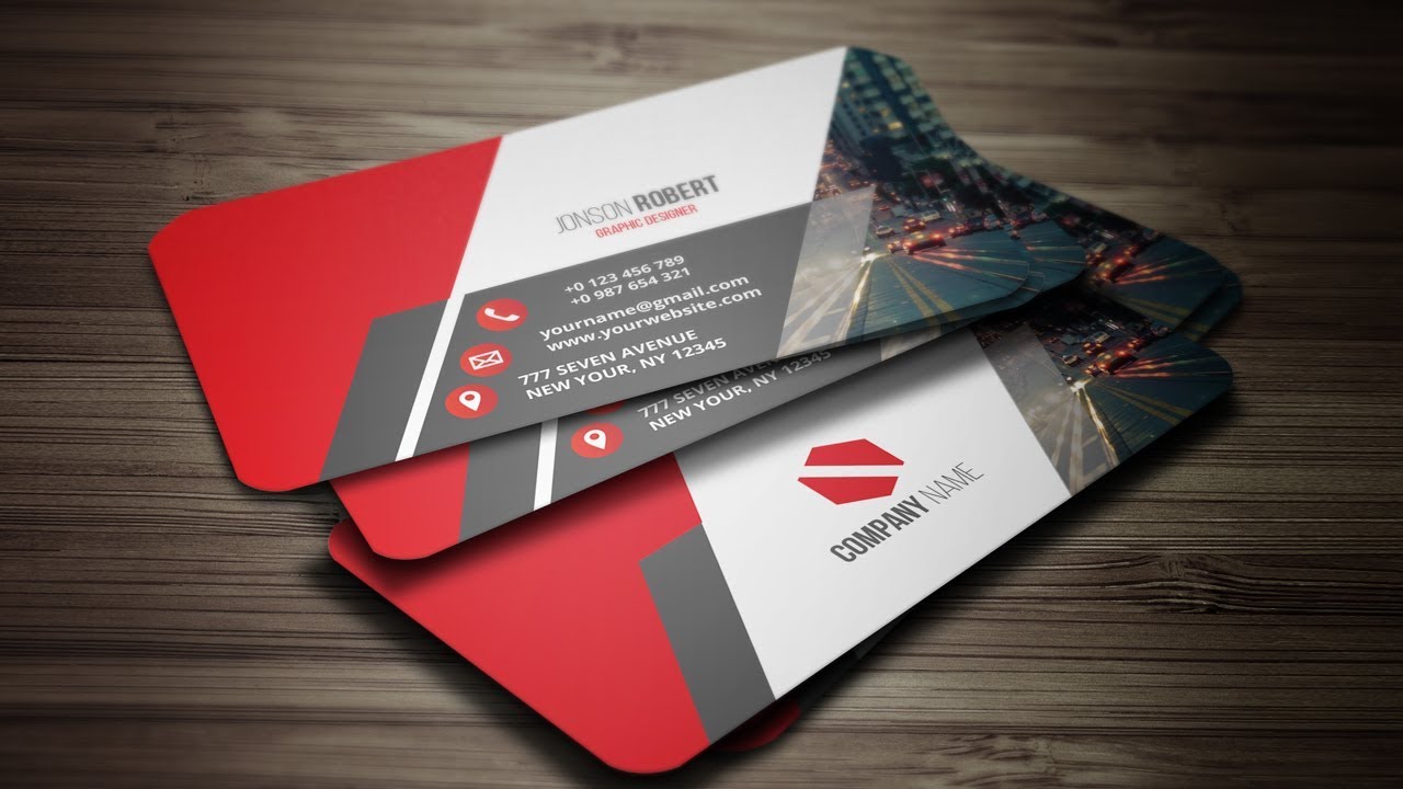 Graphicriver Business Card Design || Illustrator Tutorial - YouTube