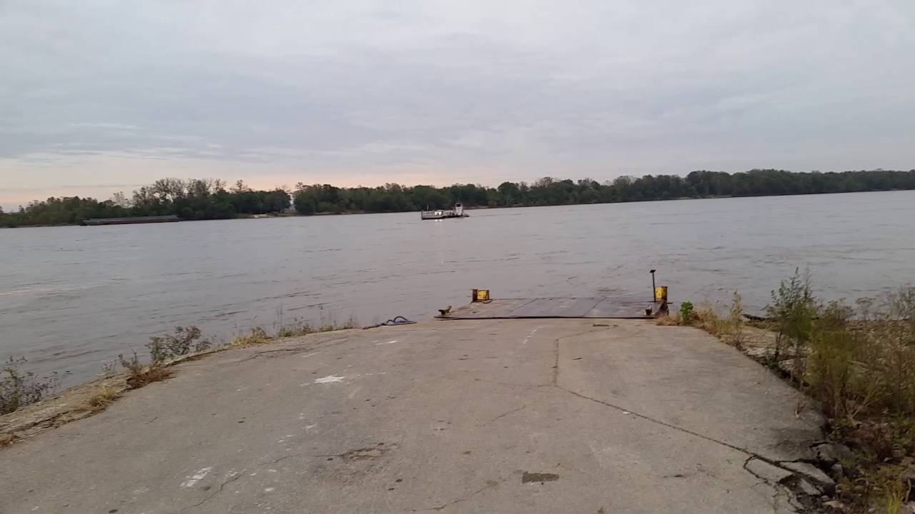 Ste. Genevieve MO / Modoc, IL Ferry Crossing - YouTube
