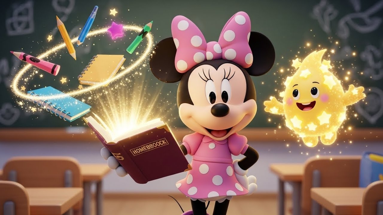 🌟 Minnie Mouse and the Magical Homework Helper Adventure 🌟 - YouTube