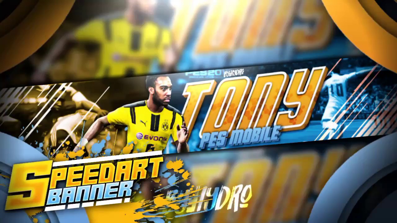 「Speed Art Banner」#36 Tony Pes Mobile | Style FutStyle「PsTouch/Pixellab ...