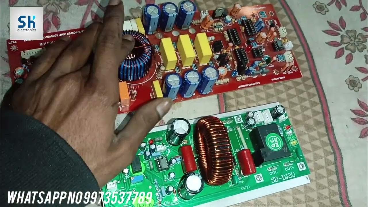 class D amplifier board / professional class D amplifier board - YouTube