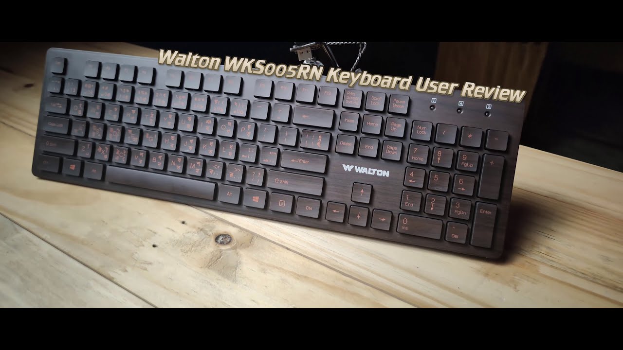 Walton WKS005RN Keyboard User Review. - YouTube
