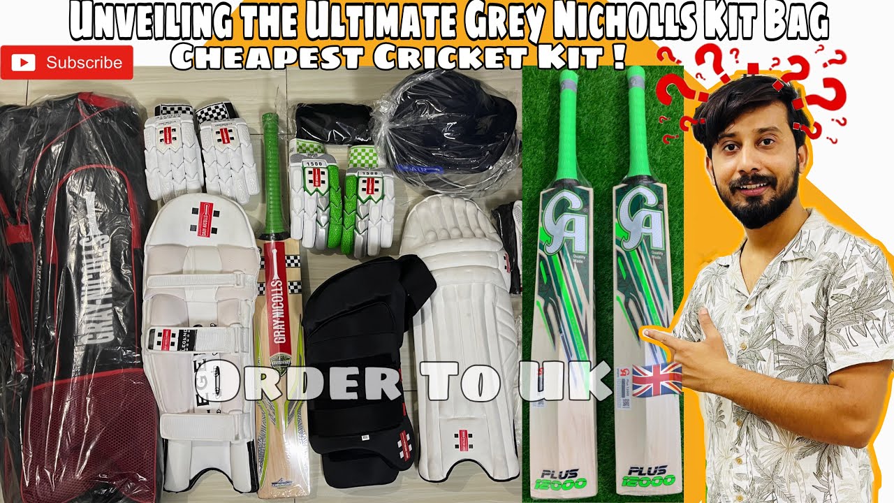 Unveiling Ultimate Gray Nichols | Cheapest Cricket KIT ? | Order to UK ...