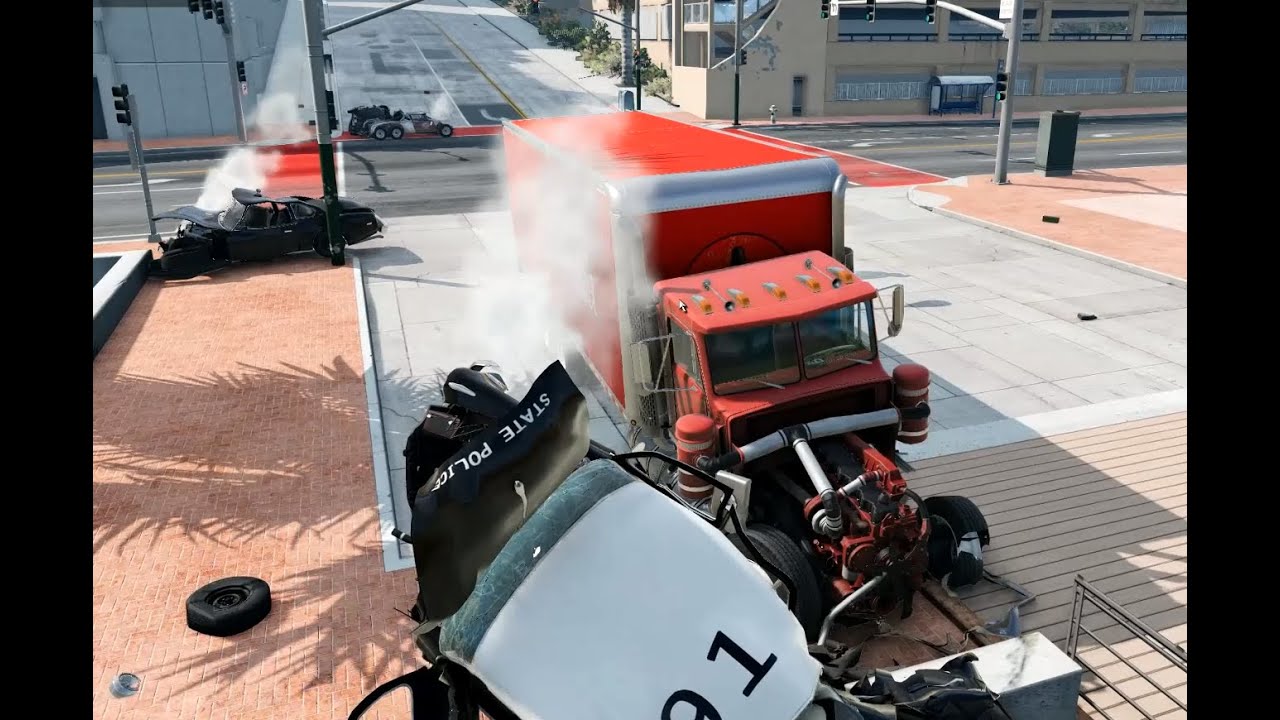 Epic crashes BeamNG.drive - YouTube