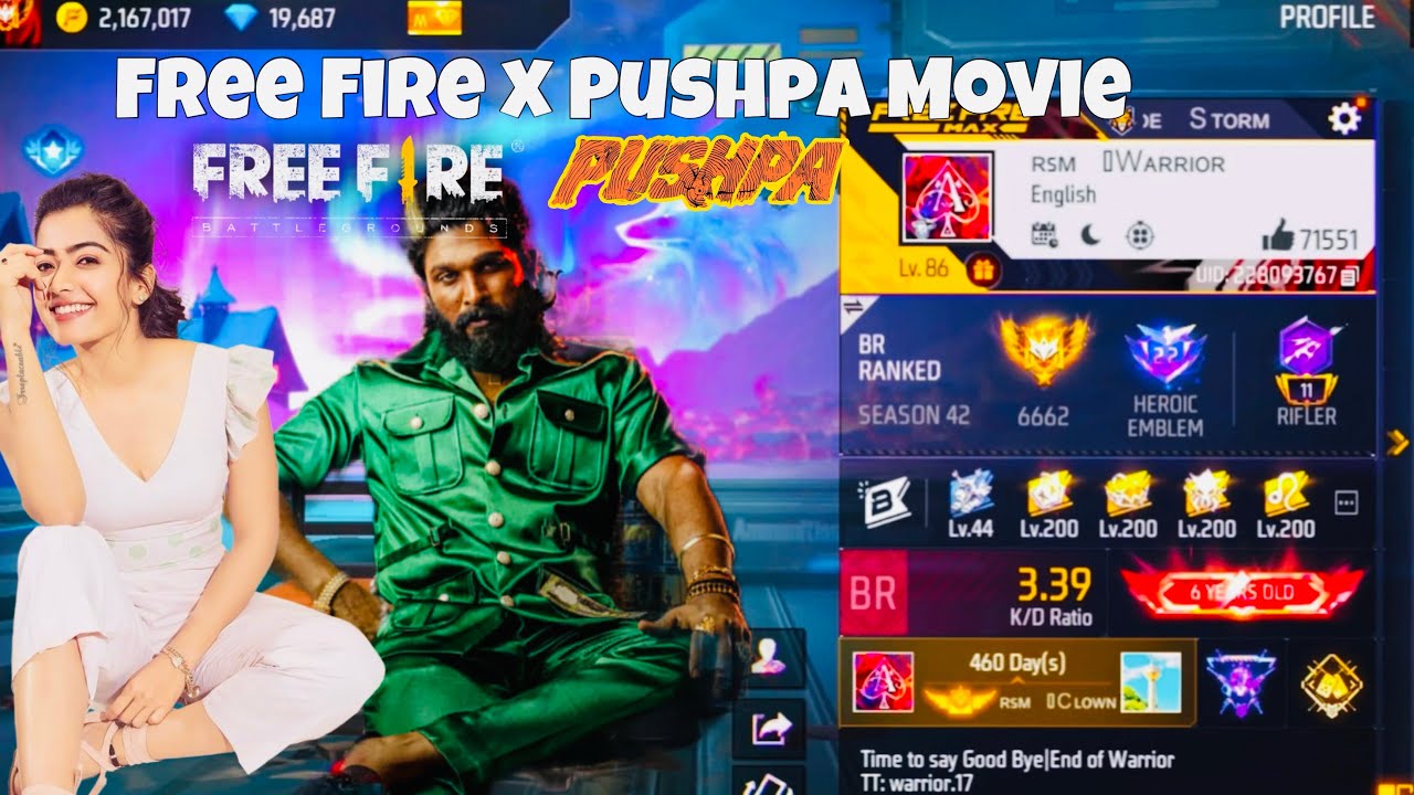 Free Fire x Pushpa Movie Event 😂🔥 | ගේම් එකට අලුතෙන් ආපු Emote එක ගත්තා ...